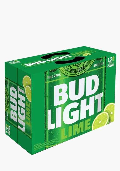 Bud Light Lime Cans - 12 x 355ML - Speedy Liquor Delivery